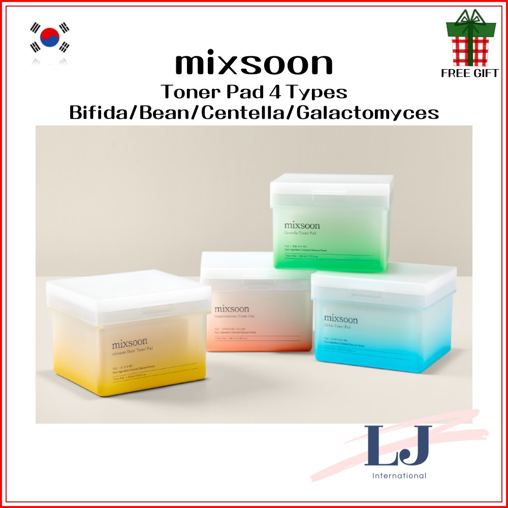 mixsoon Toner Pad 4 Types Bifida/Bean/Centella/Galactomyces | Shopee ...
