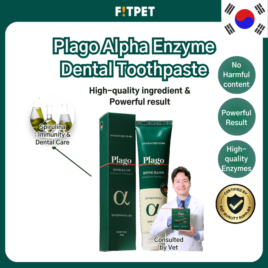 FITPET Plago Alpha Enzyme Dental Toothpaste | Shopee Malaysia