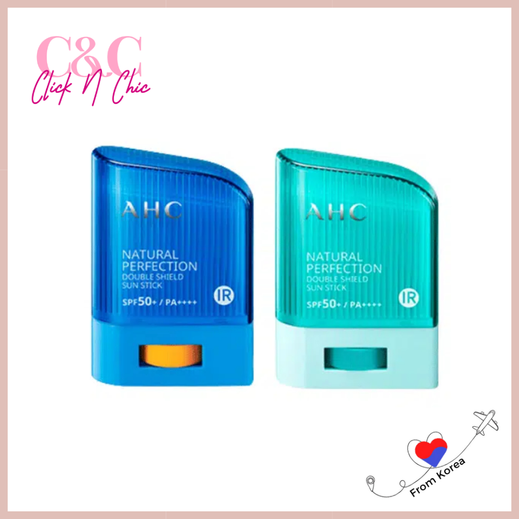AHC Natural Perfection Double Shield Sun Stick 14g SPF50+ PA++++ | Shopee Malaysia