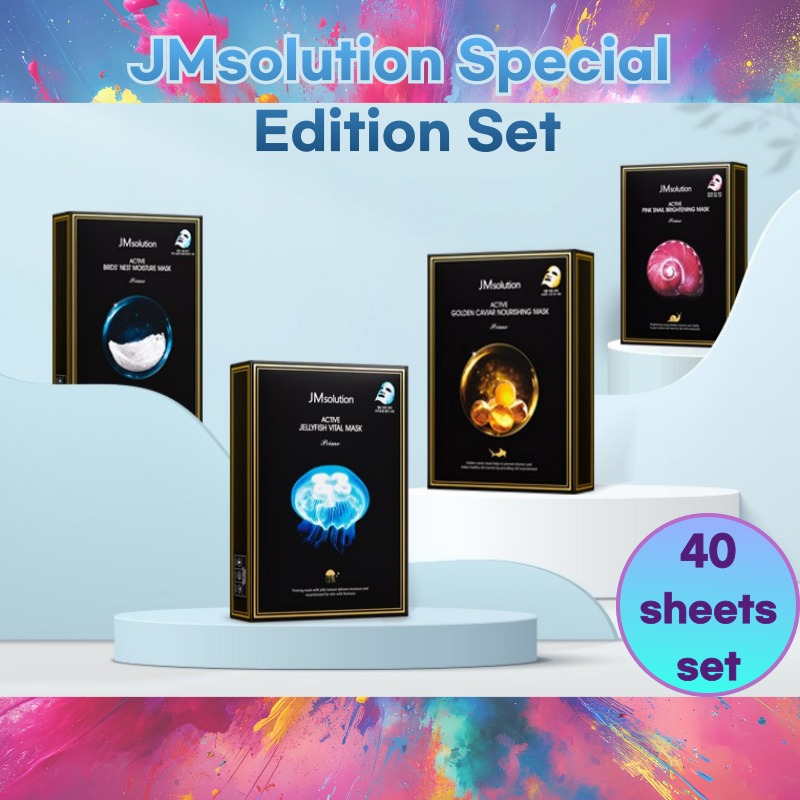 JMsolution Active Solution Special Edition Mask Pack Set (4 Types x 10 ...