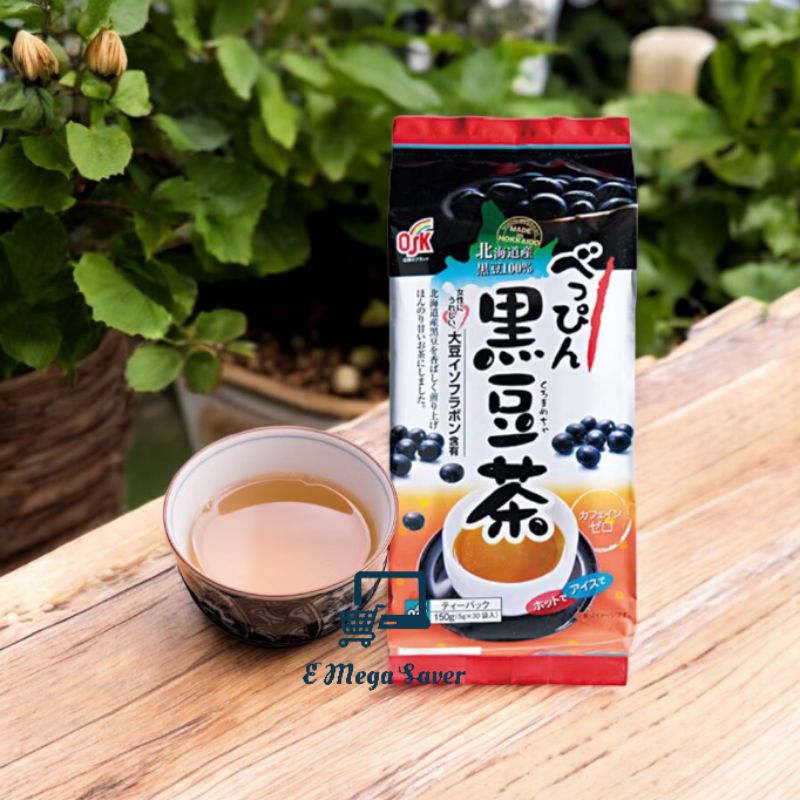 OSK Hokkaido Beppin Black Bean Tea Bags 5g x 22s | Shopee Malaysia