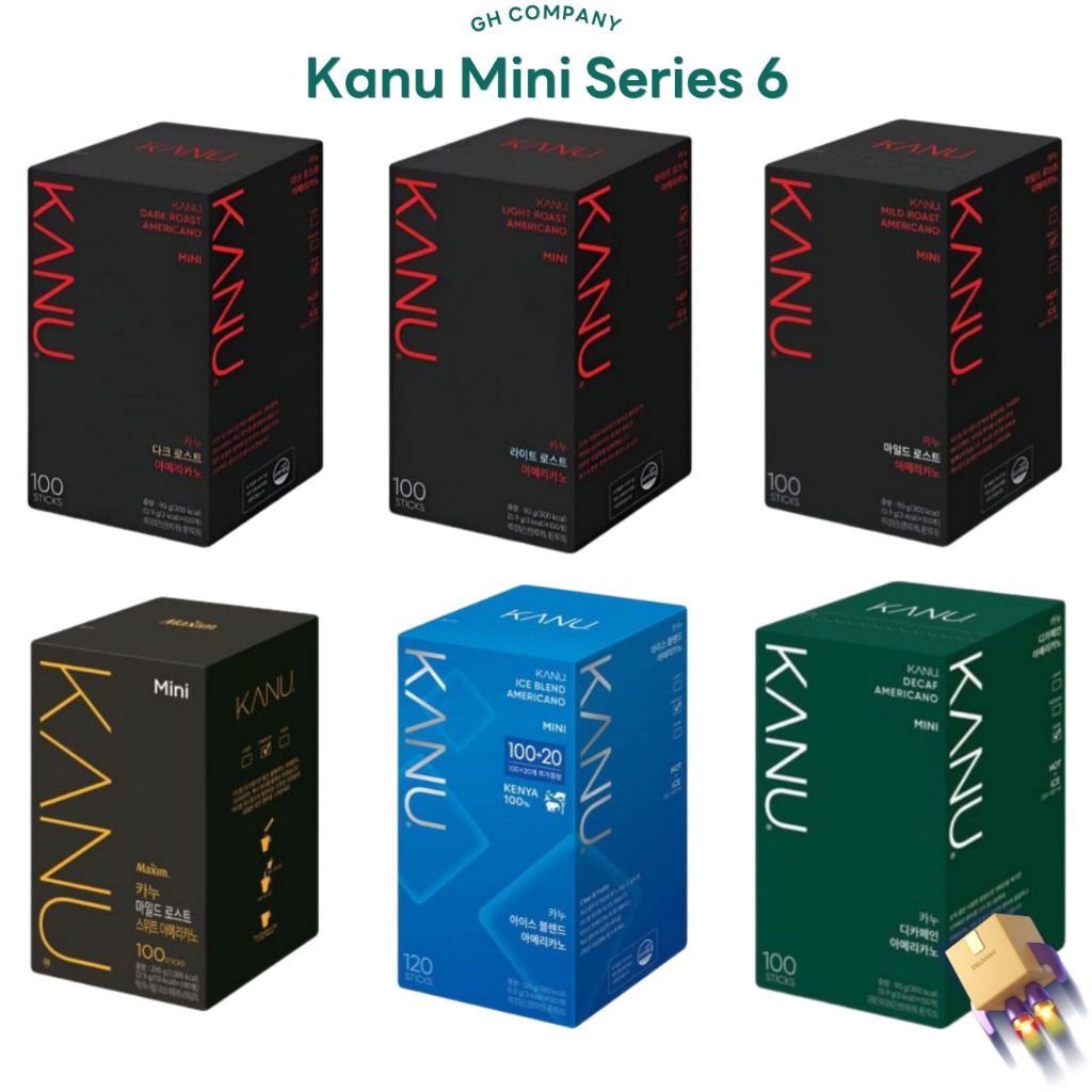 [KOREA No.1 Instant Coffee] Maxim KANU Mini Series – Mild, Dark, Decaf ...