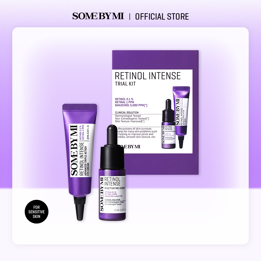 [SOME BY MI] Retinol Intense Trial Kit(Retinol Eyecream + Retinol Serum ...