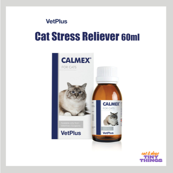 [VETPLUS] CALMEX 60ml Cat Stress Reliever for Separation Anxiety and ...