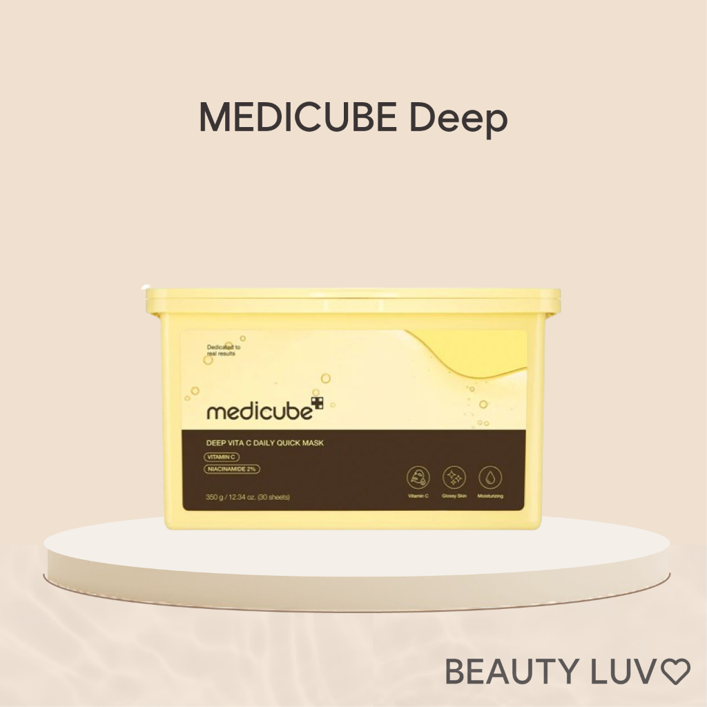 [Medicube] Deep Vita C Daily Quick Masks 350ml (30 sheets) | Shopee ...