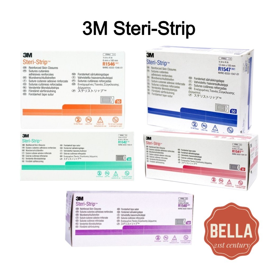 3M Steri Strip Skin Closures R1540 /R1541 /R1542 /R1546 /R1547 /50packs ...