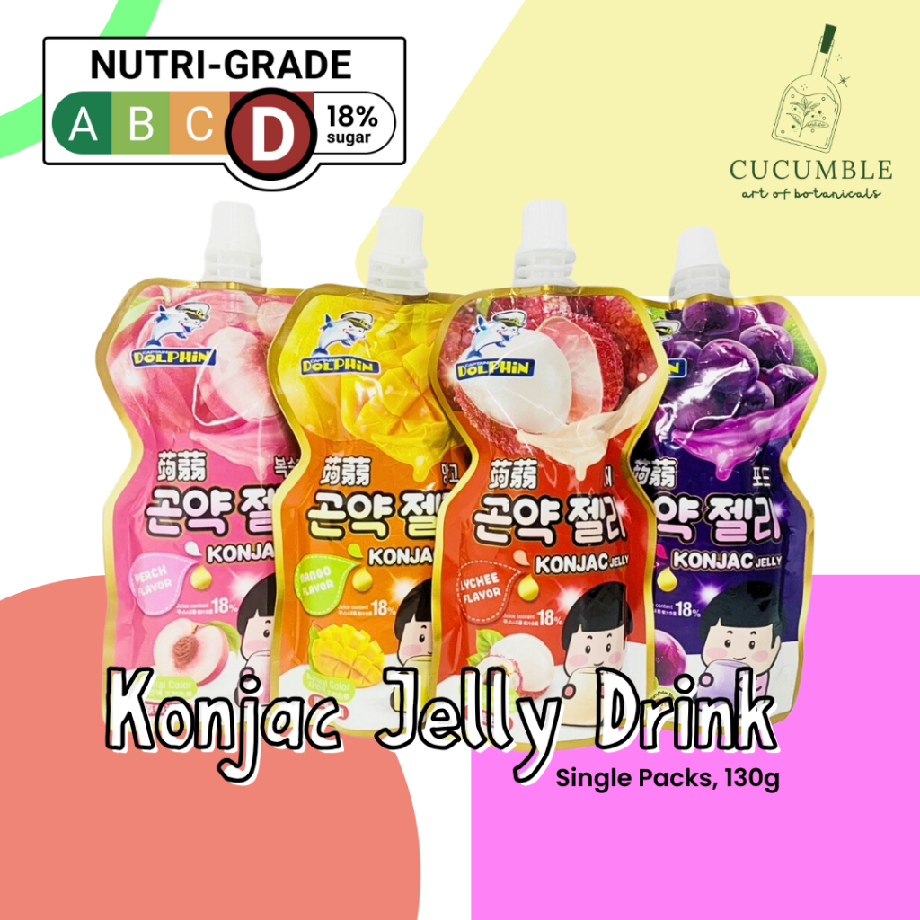 HALAL| Captain Dolphin Konjac Jelly Drink, 130g | Shopee Malaysia