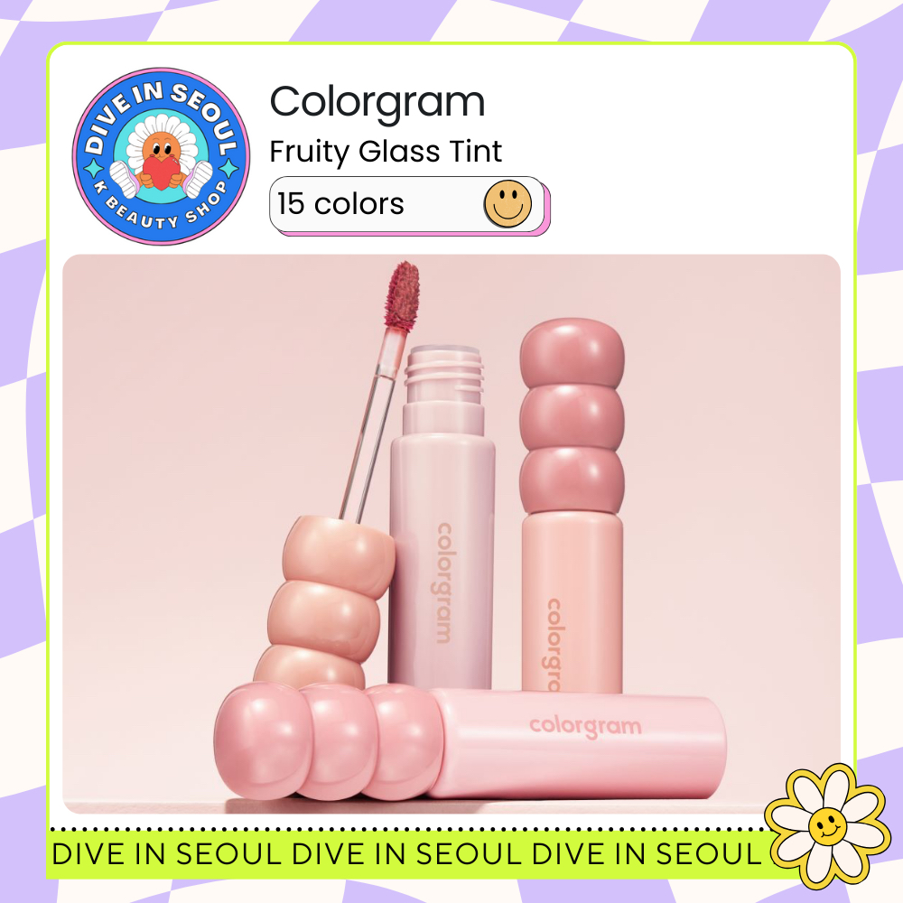 [COLORGRAM] Fruity Glass Tint – 15 colors / 3g | Shopee Malaysia