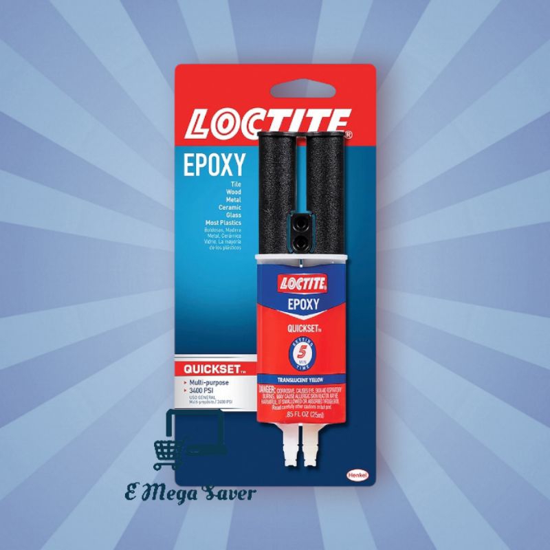 Loctite Epoxy Quick Set 25ml (0.85fl oz) | Shopee Malaysia