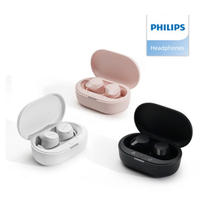 Philips True Wireless Headphones TAT1209 Black / Pink / White | Shopee Malaysia