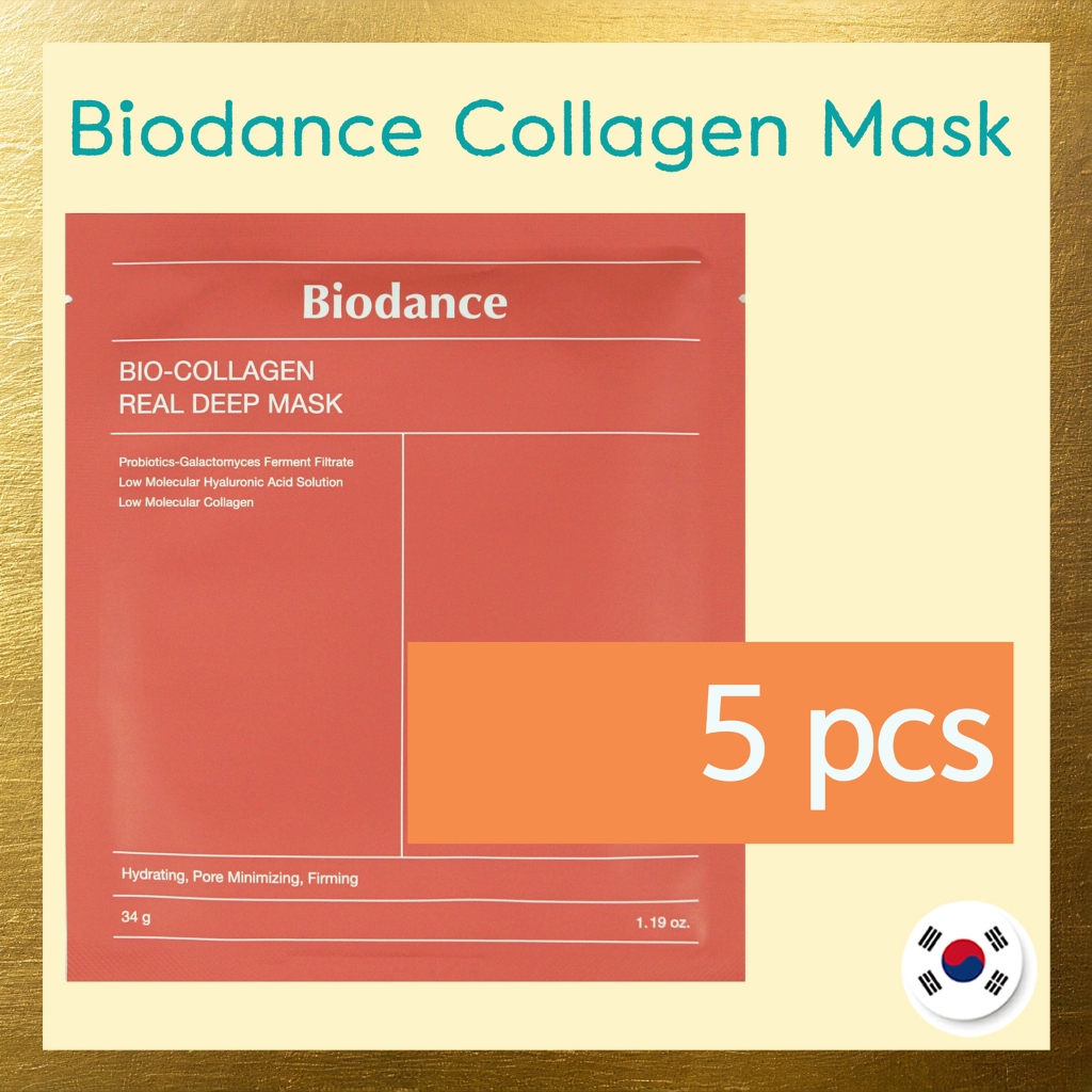 BIODANCE Collagen Mask Face Sheet, BIO-COLLAGEN REAL DEEP MASK, Korea ...