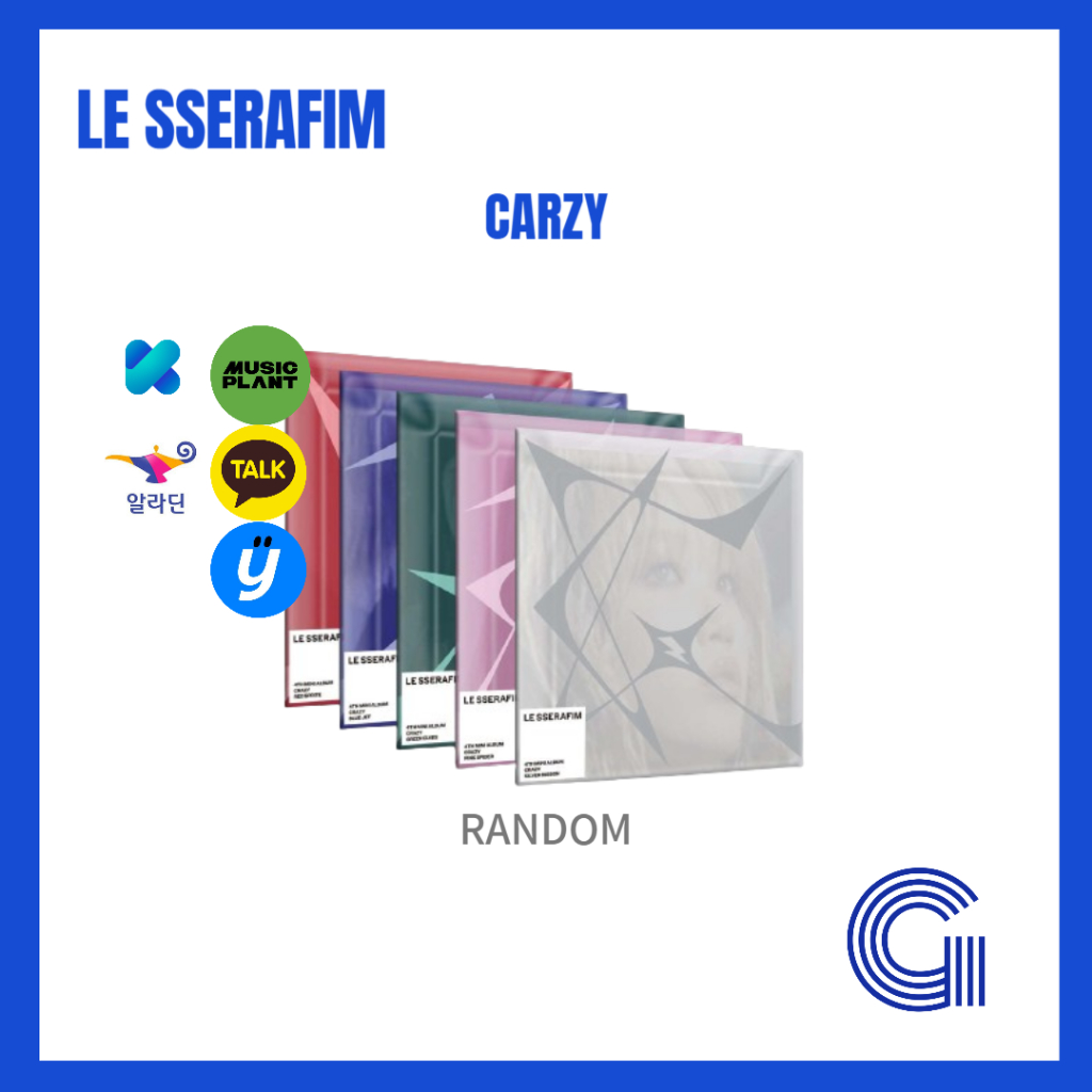 LE SSERAFIM - 4th Mini Album 'CRAZY' [COMPACT ver.][1 out of 5 types ...