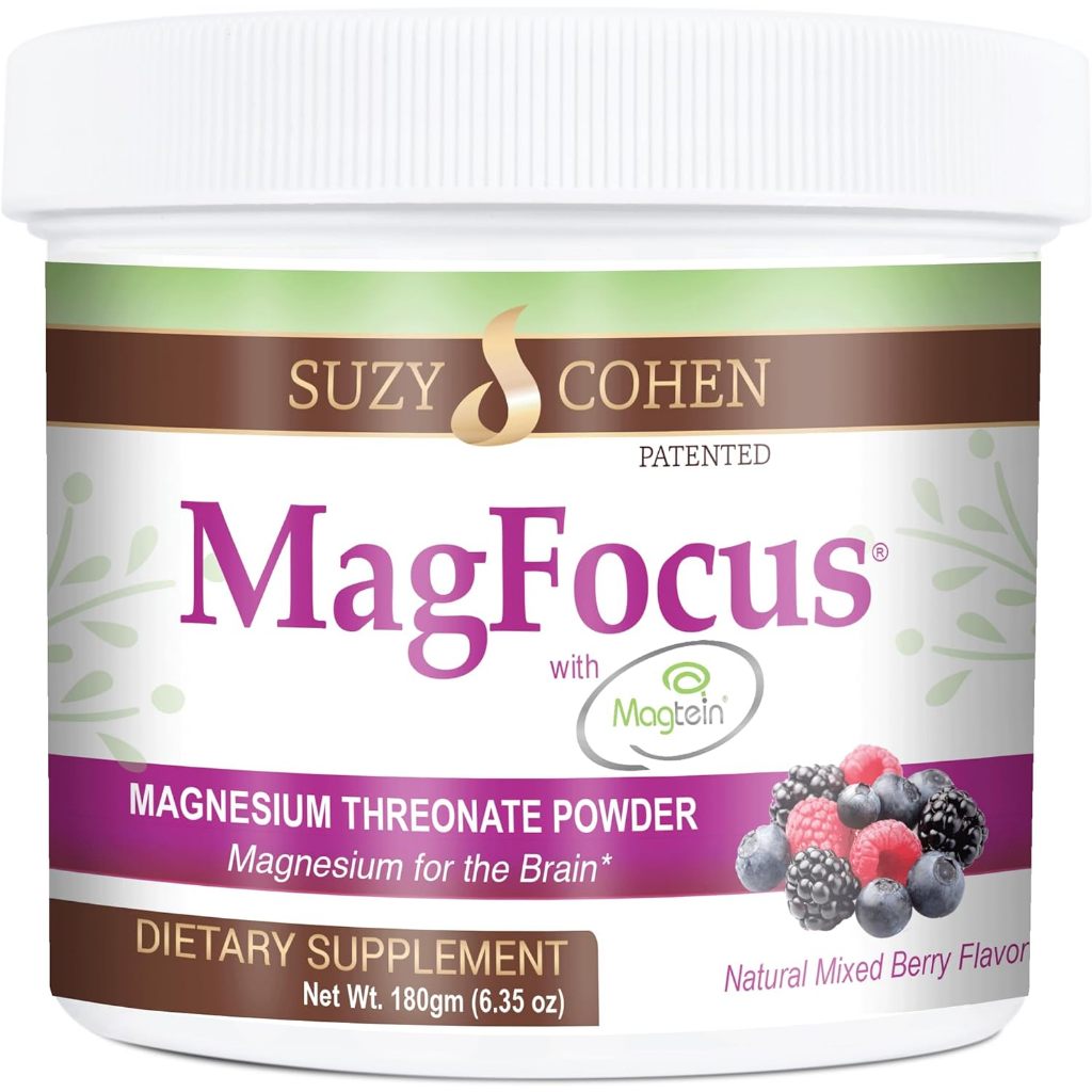 Suzy Cohen MagFocus Magnesium L-Threonate 180g Powder with Magtein ...