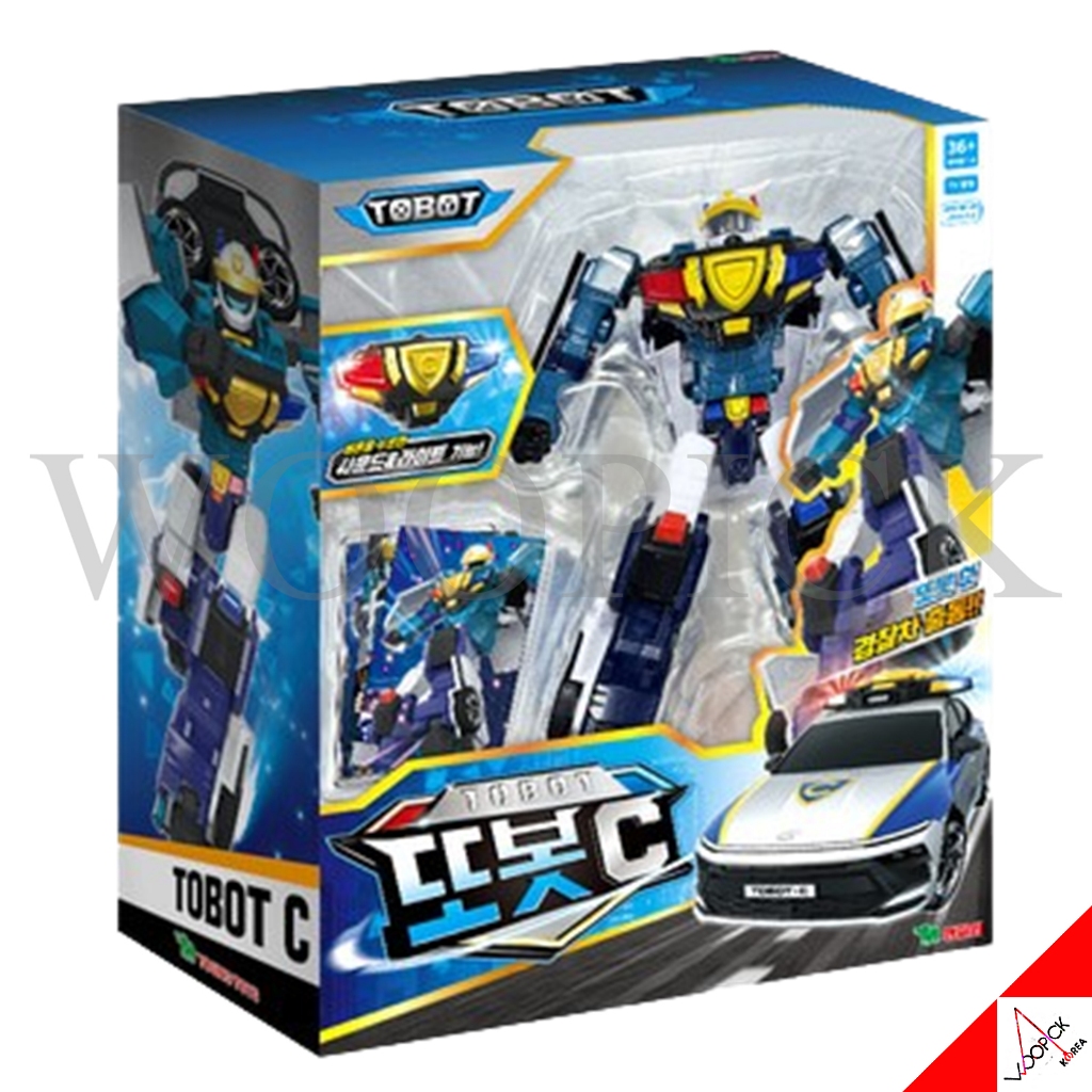 TOBOT C Police Car Transformer Robot Hyundai Sonata Action Figure Toy ...