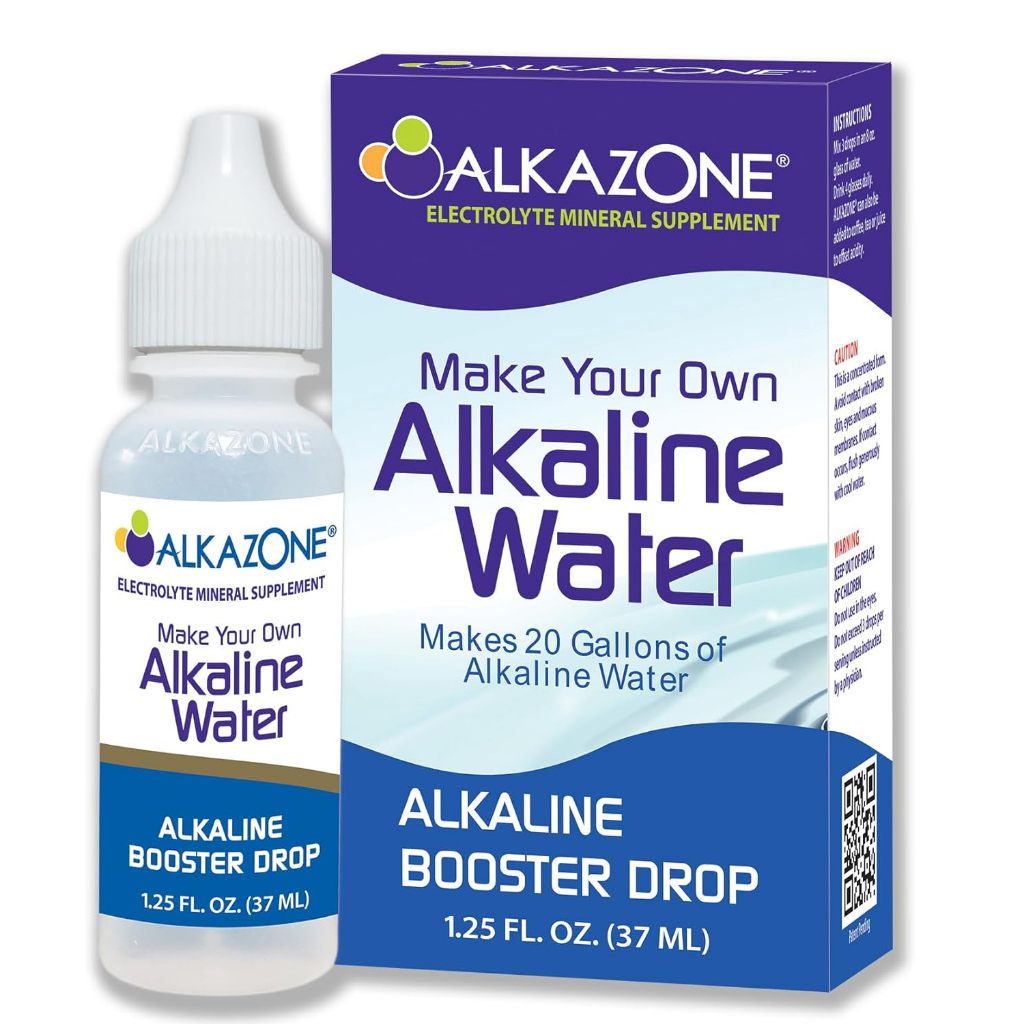 Alkazone Make Your Own Alkaline Water, Clear, 1.25 Fl Oz Supplement ...