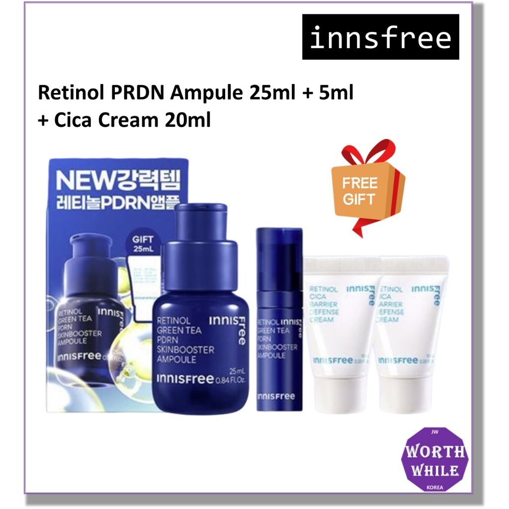 Retinol PRDN Ampule 25ml + 5ml + Cica Cream 20ml | Shopee Malaysia
