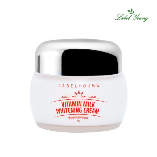 [LABEL YOUNG] Vitamin Milk Whitening Cream 55g Tone up | Shopee Malaysia