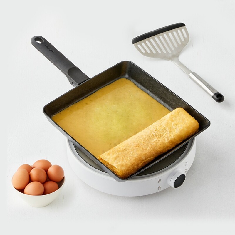 LocknLock Giant Egg Roll Pan IH Induction Coating Pan 27cm Non-stick ...