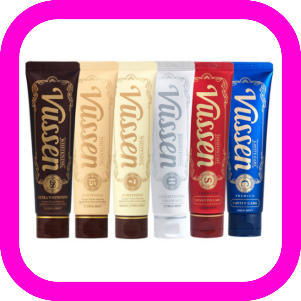 [Vussen] Premium Korean toothpaste 8 Types / Whitening Toothpaste ...