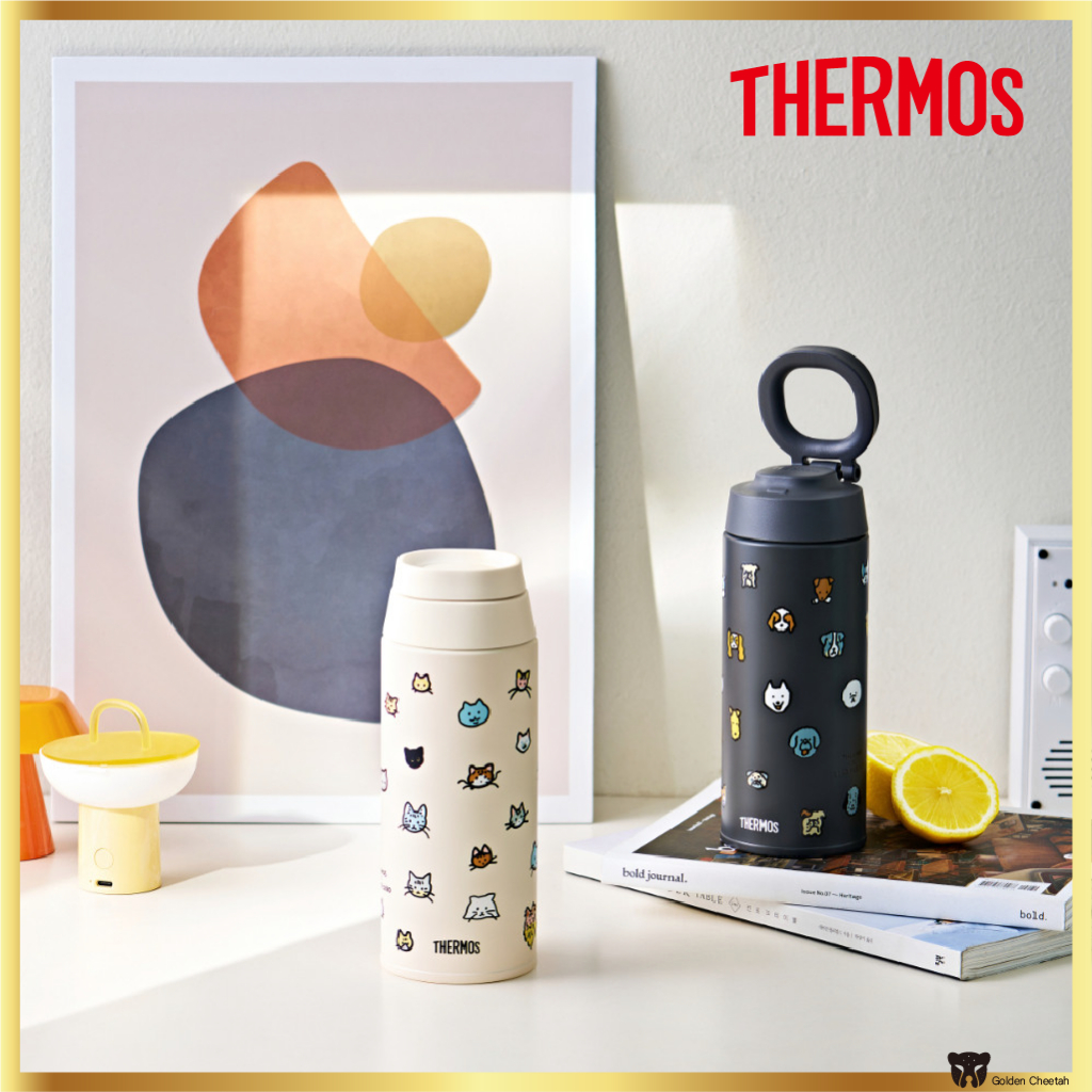 Thermos x Zero per Zero Puppy Illustration Carry Loop Tumbler 500ml | Shopee Malaysia