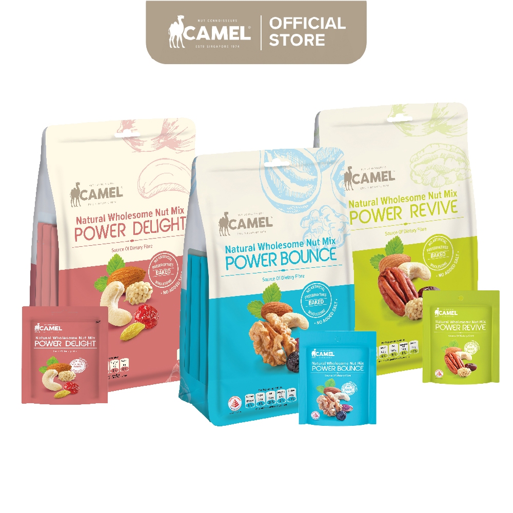 Camel Power Healthy Nut Mix (Bounce / Revive / Delight) 250g | Shopee Malaysia