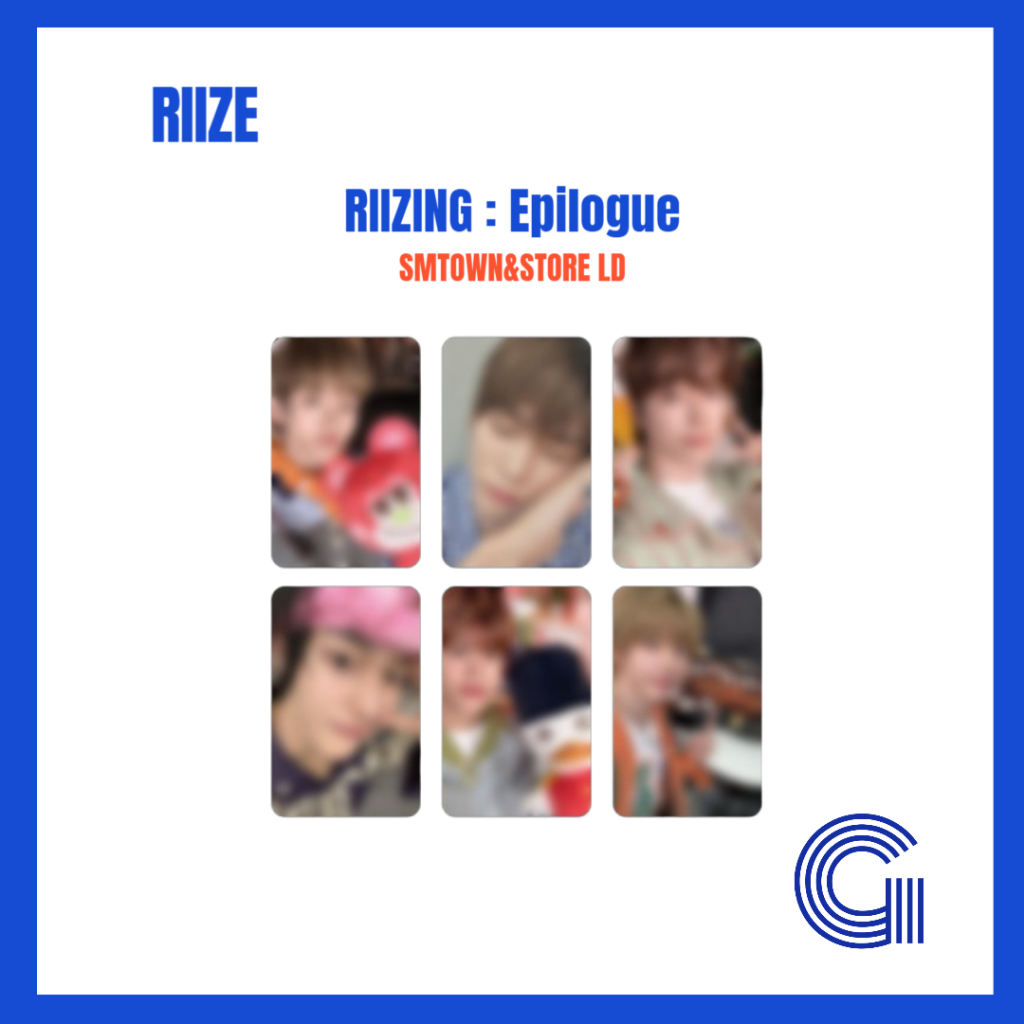 [SMTOWN&STORELD POB]RIIZE - RIIZING : Epilogue(NO ALBUM) SET | Shopee ...