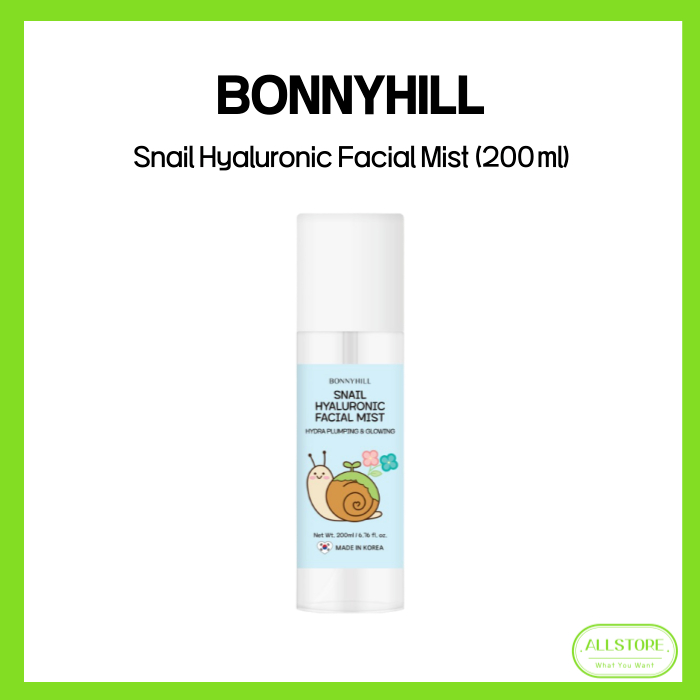 [BONNYHILL] Snail Hyaluronic Facial Mist (200 ml) | Shopee Malaysia