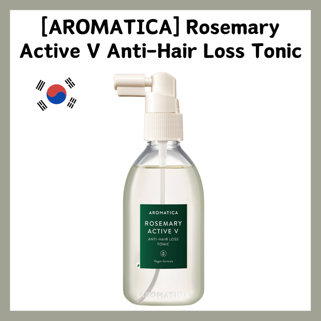 [AROMATICA] Rosemary Active V Anti-Hair Loss Tonic 100ml | Shopee Malaysia