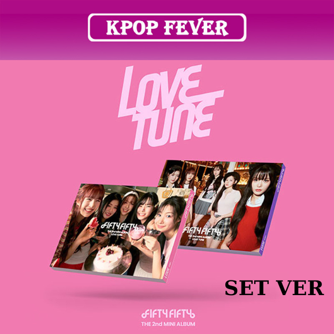 FIFTY FIFTY - [ LOVE TUNE ] 2ND MINI ALBUM ( Photobook ver ) SET + POB ...