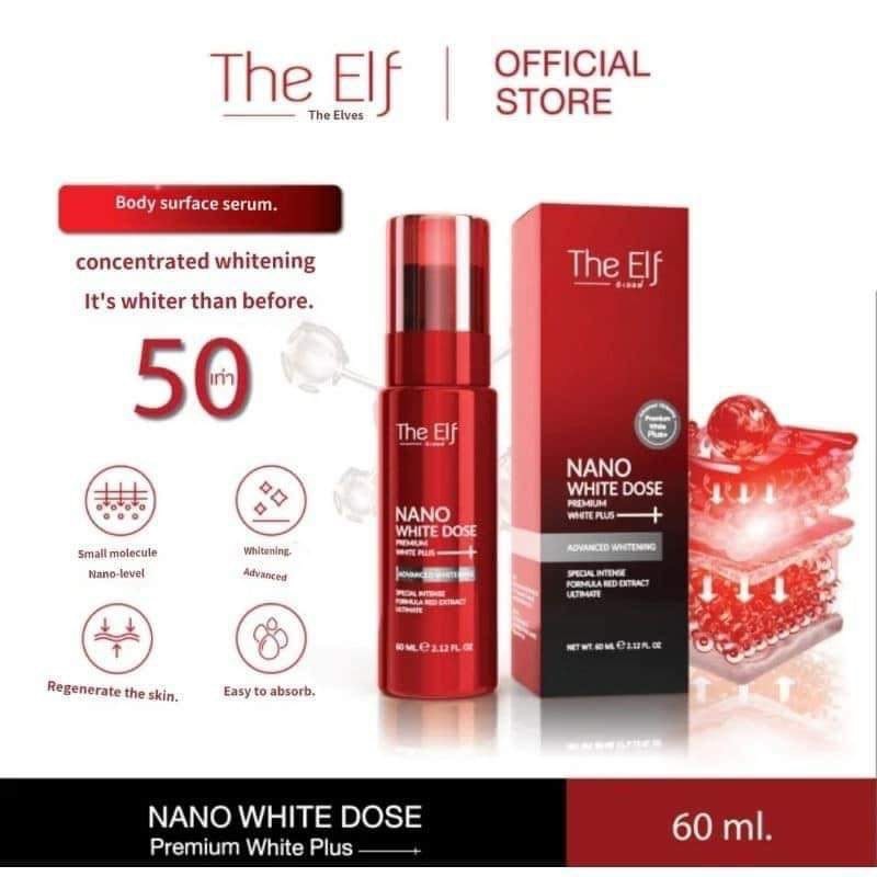 The Elf Nano white dose premium white plus serum 60 ml | Shopee Malaysia