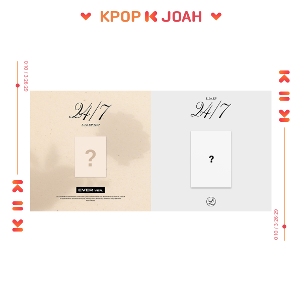(EVER / RISING ver.) L (INFINITE) [24/7] 1st EP ALBUM (6th Aug.2024 ...