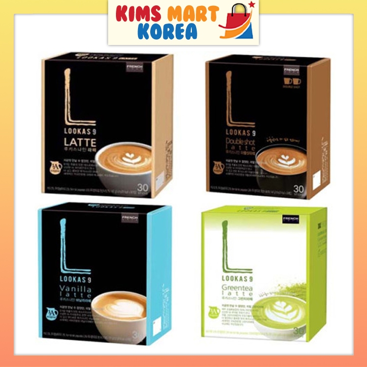 Lookas9 Lookas Nine Latte Coffee Signature, Double Shot, Green Tea ...