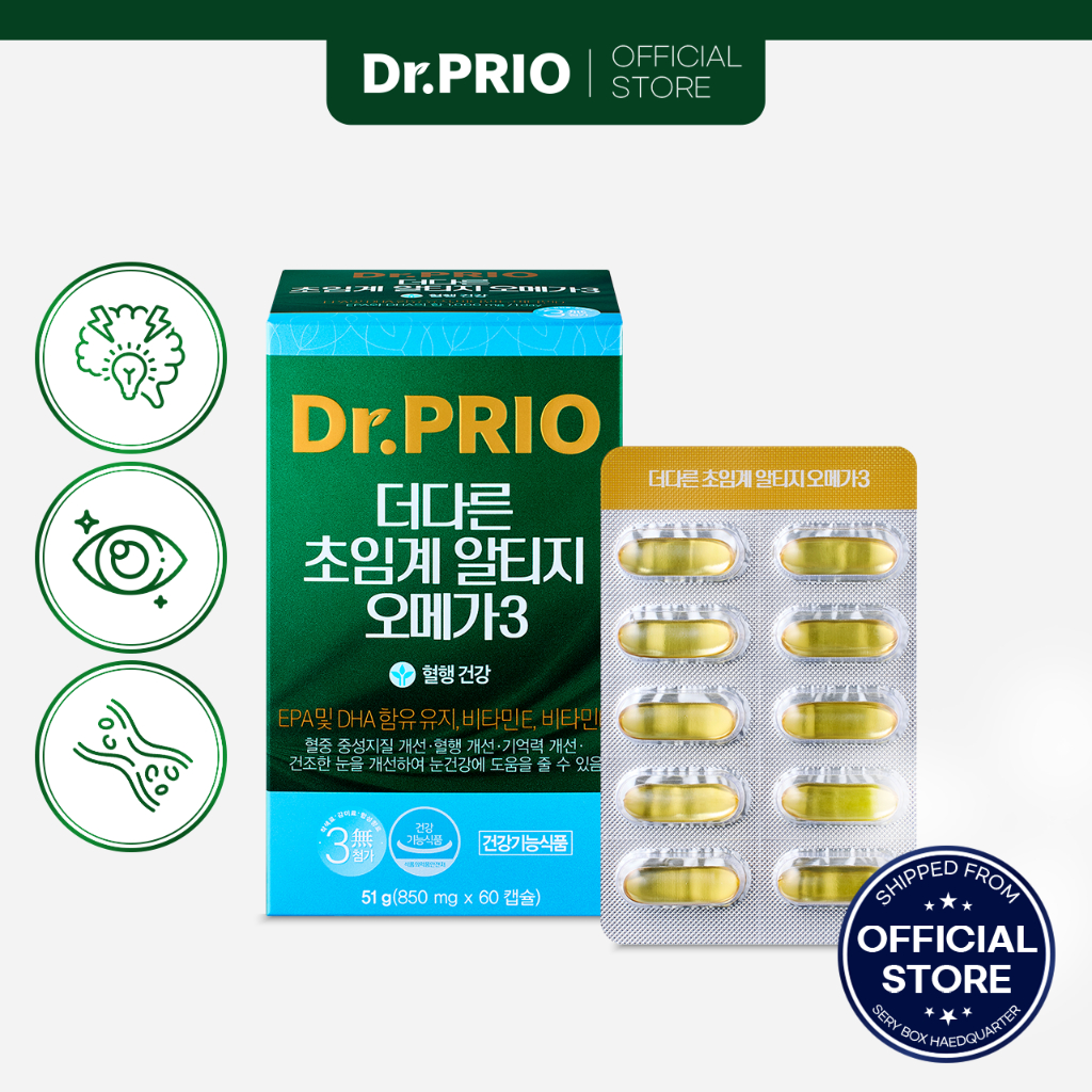 DR.PRIO Supercritical RTG Omega3 1box(60capsules) | Shopee Malaysia