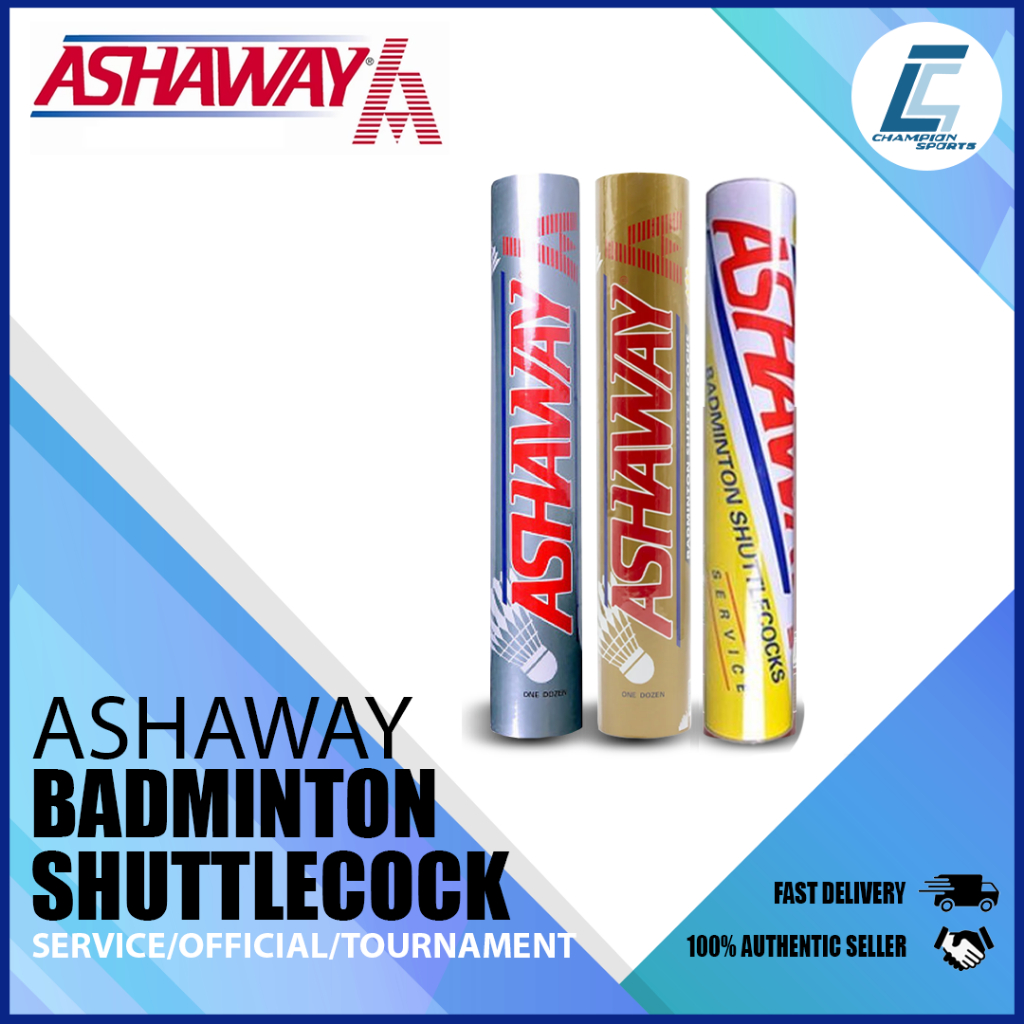 Ashaway Service/Official/Tournament Feather Shuttlecock | Shopee Malaysia