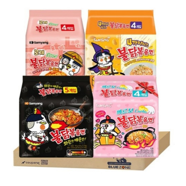 Korean Buldak Bokkeum Ramen Multi 4 kind Set | Shopee Malaysia