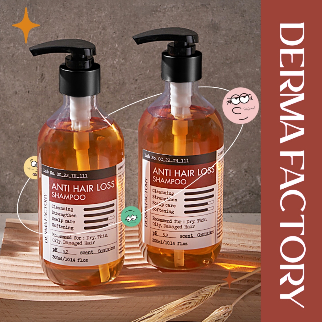 [Derma Factory] Anti Hair Loss Caffeine Shampoo 300ml | German Beer ...