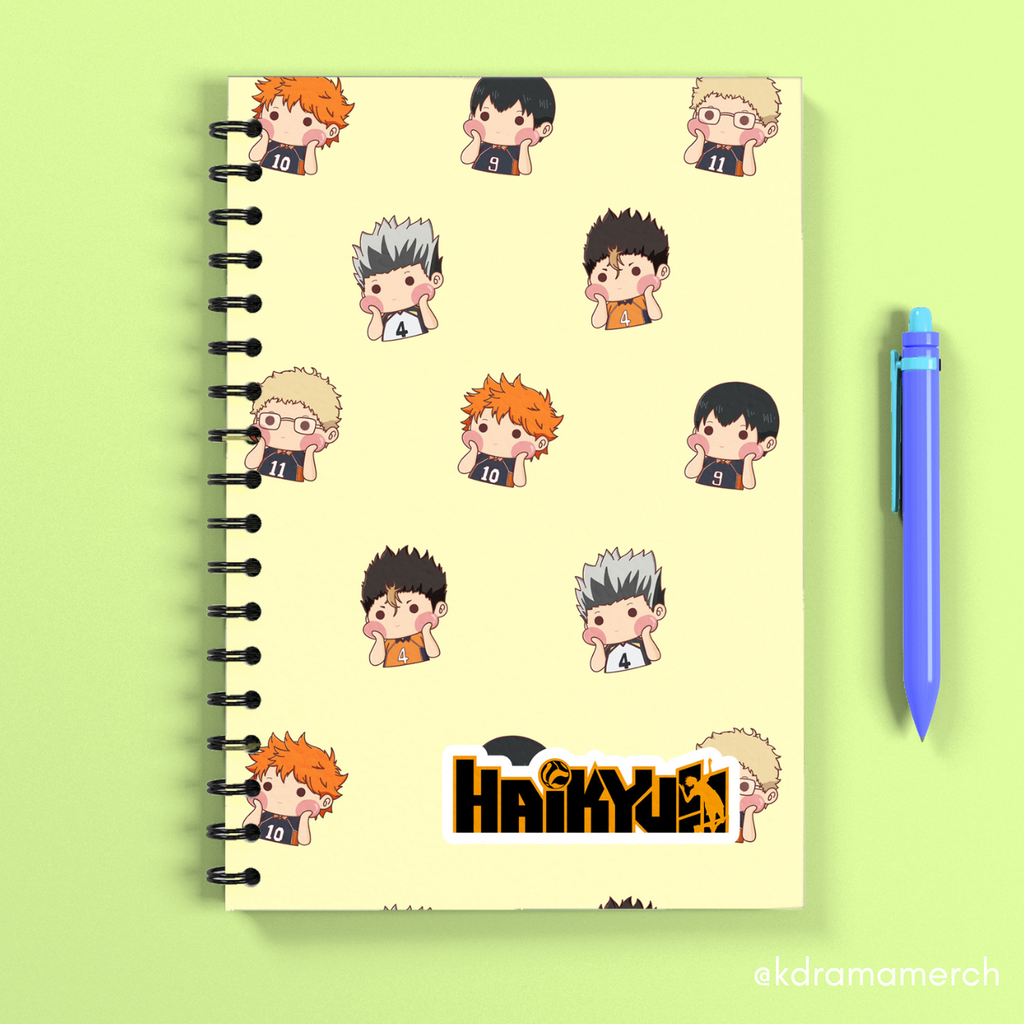 Haikyuu!! Notebook SPIRAL ANIME A5/ ANIME / JOURNAL / JOURNAL SOFT ...
