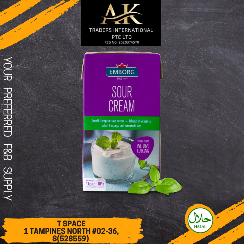 EMBORG SOUR CREAM 1LT HALAL | Shopee Malaysia