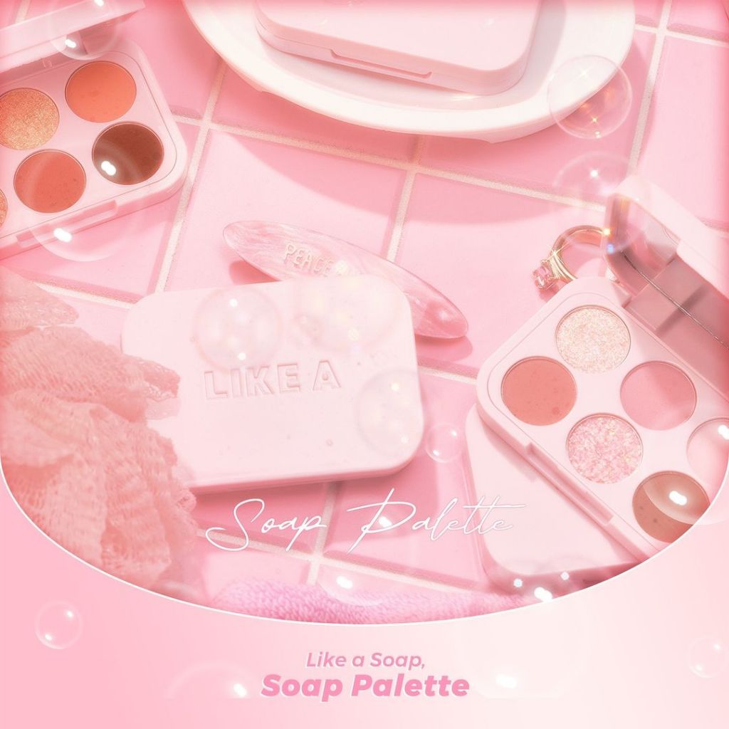 6 Colors Eyeshadow Palette 2 Types (Cool / Warm) BLESSED MOON Soap ...