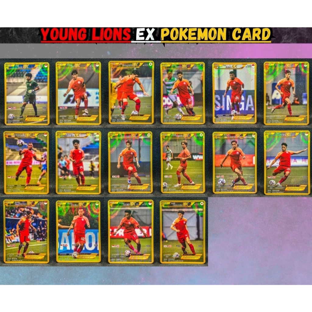 SPL: Young Lions EX Pokemon Holographic Cards | Shopee Malaysia