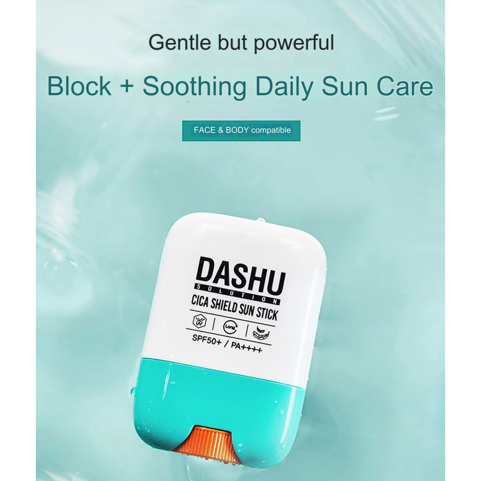Dashu Solution Cica Shield Sun Stick SPF50+ PA++++ 19g | Shopee Malaysia