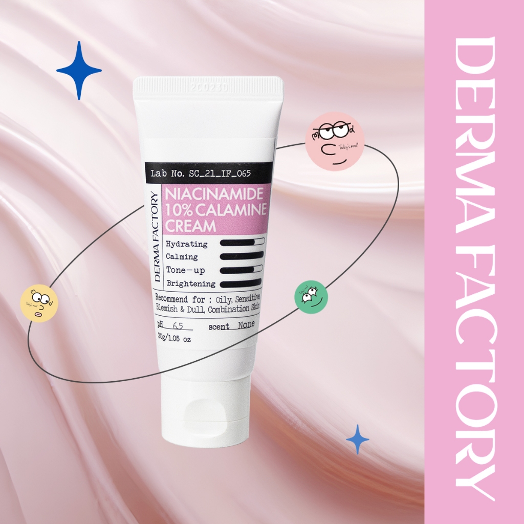 [Derma Factory] Niacinamide 10% calamine cream 30g | Korean Skin Calm ...