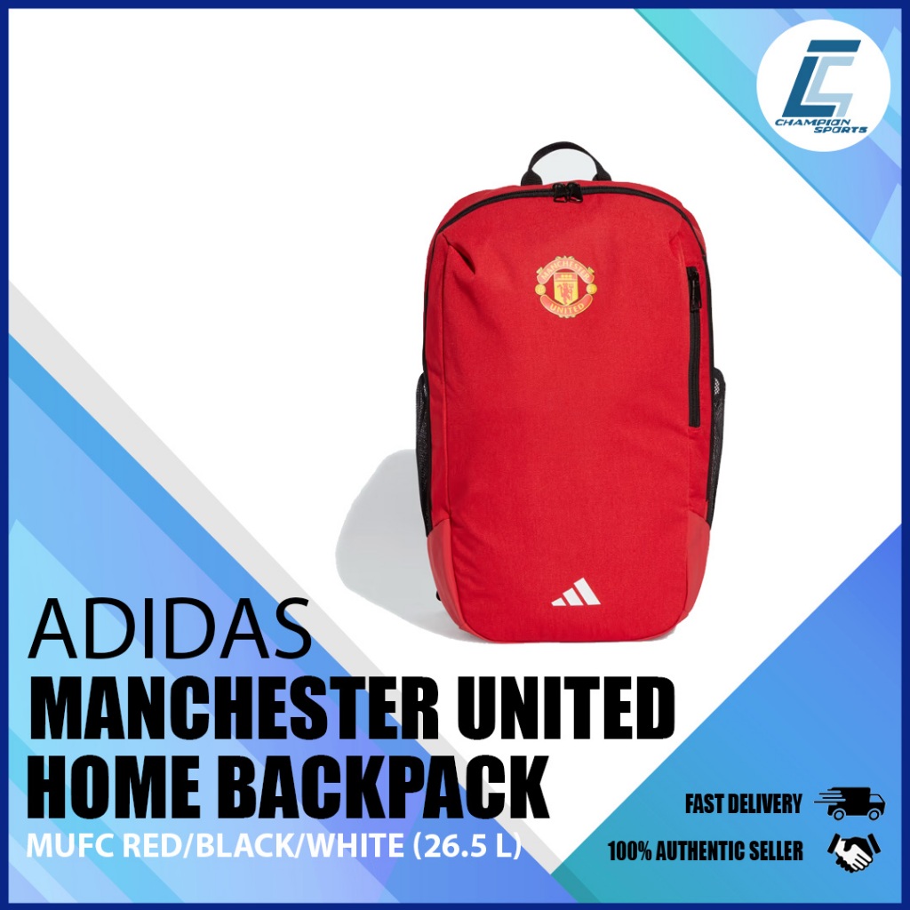 Adidas Manchester United Home Backpack (IY0439) | Shopee Malaysia