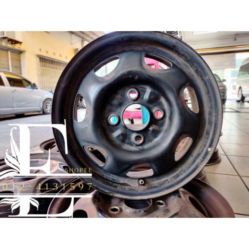 USED RIM 13 INCH RIM BESI WIRA SAGA BLM FLX KELISA VIVA KENARI RM30 1 ...