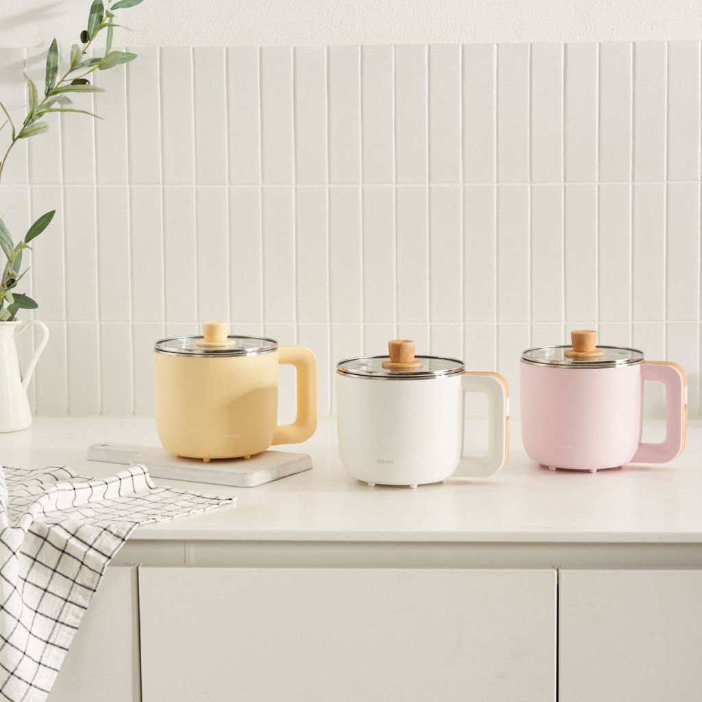 [DANMI] Multicooker / Ramen Pot 1L with Egg Steamer / Additional Steamer Option (EK05) *New ...