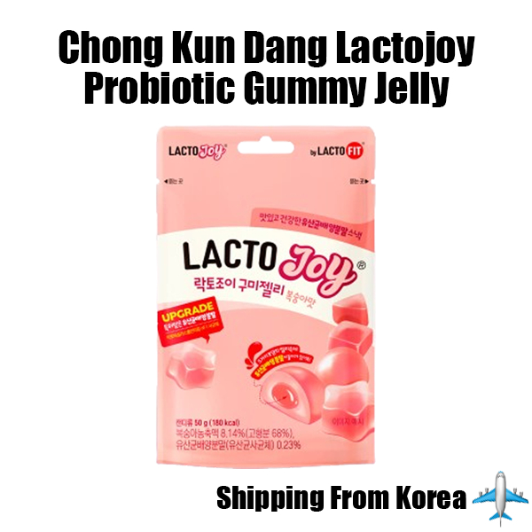 [Chong Kun Dang] LACTO FIT Lacto Joy Probiotic Gummy Jelly 50g Fructooligosaccharides / Korean ...