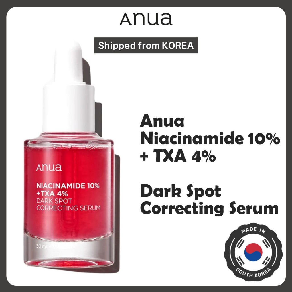 Anua 10% Niacinamide+ 4% Tranexamic Acid Serum, Ceramide, Hyaluronic Acid, Vitamin B12 natural ...