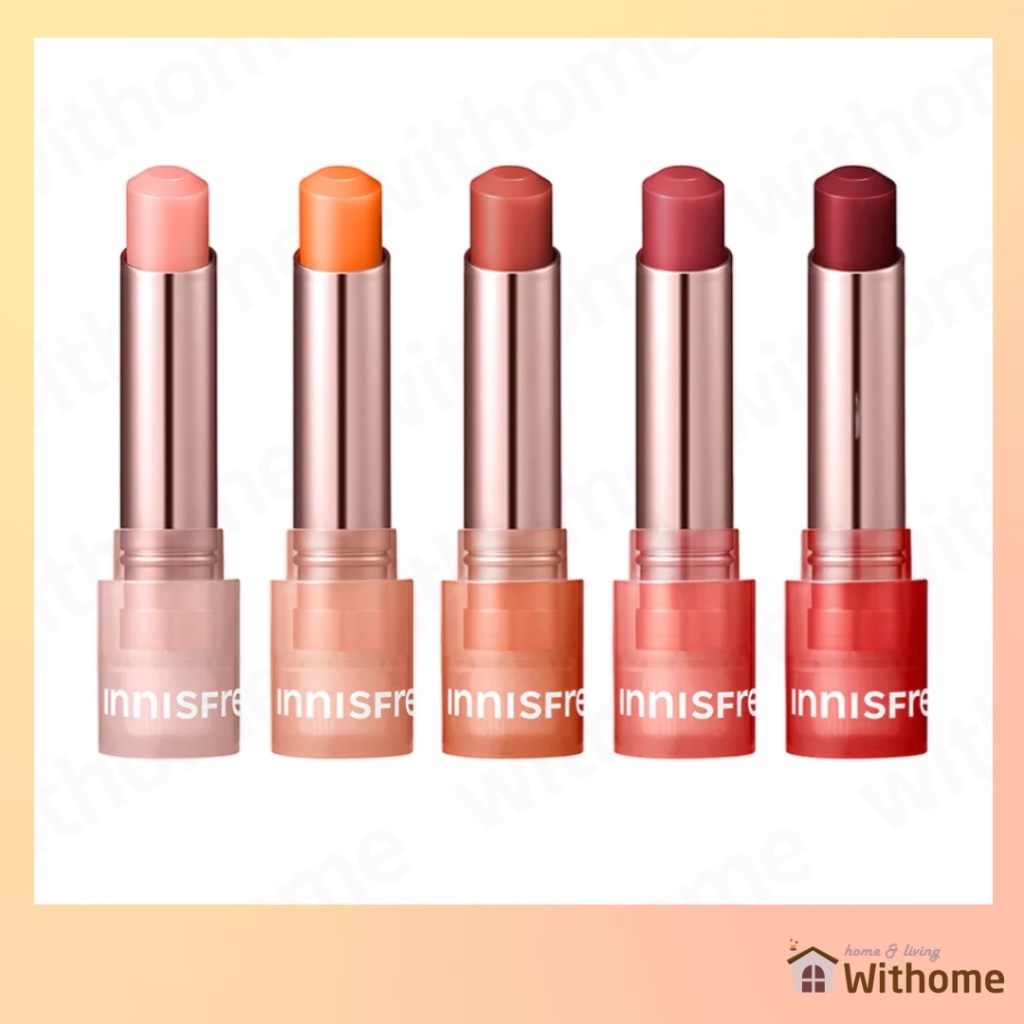 [Innisfree] Dewy Tint Lip Balm 3.2g 5 Colors (Baby Pink / Melon Coral ...