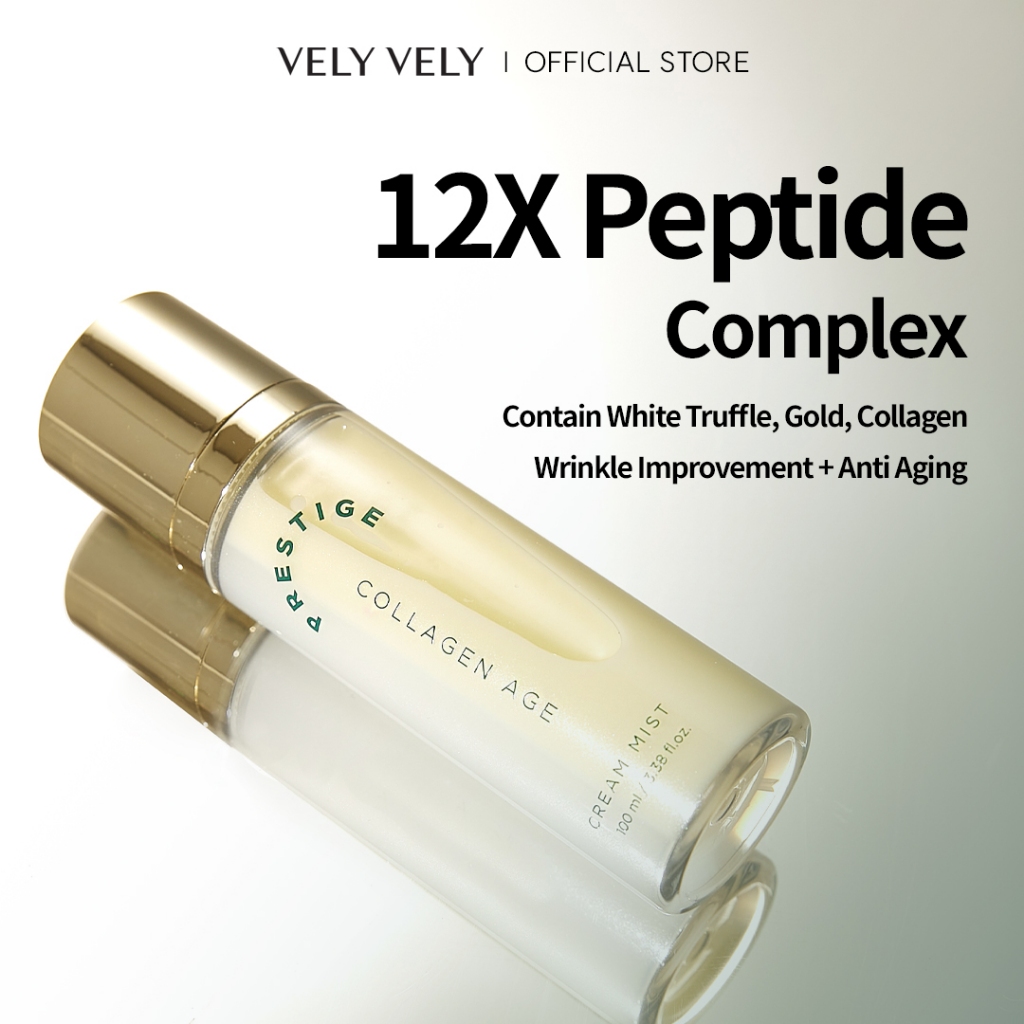 [VELY VELY] Prestige Collagen Age Cream Mist 100ml, Contain White Truffle, Gold, Collagen ...