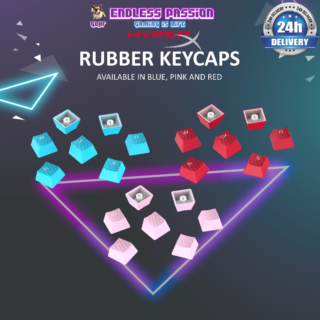 HyperX Rubber Keycaps | Shopee Malaysia